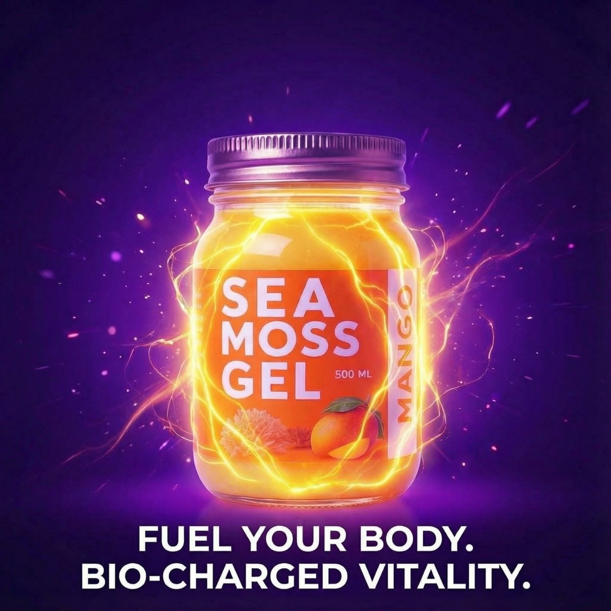 Mango Sea Moss Gel - Naturally Delicious & Pure | World Moss