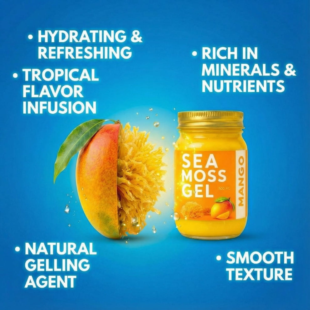 Mango Sea Moss Gel - Naturally Delicious & Pure | World Moss