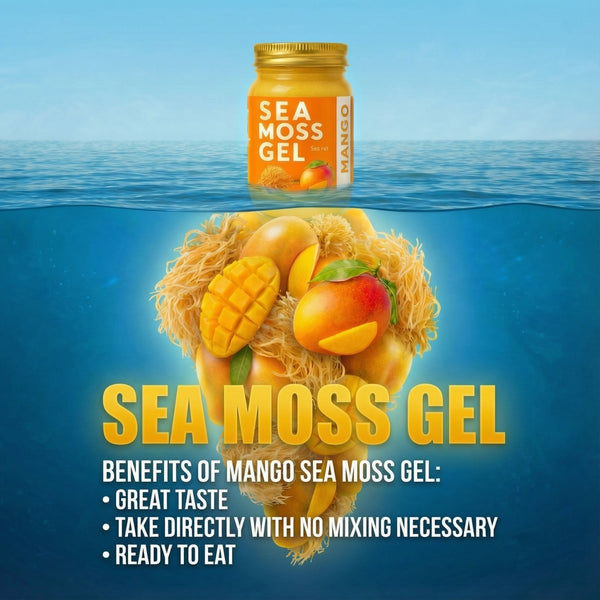 Mango Sea Moss Gel - Naturally Delicious & Pure | World Moss