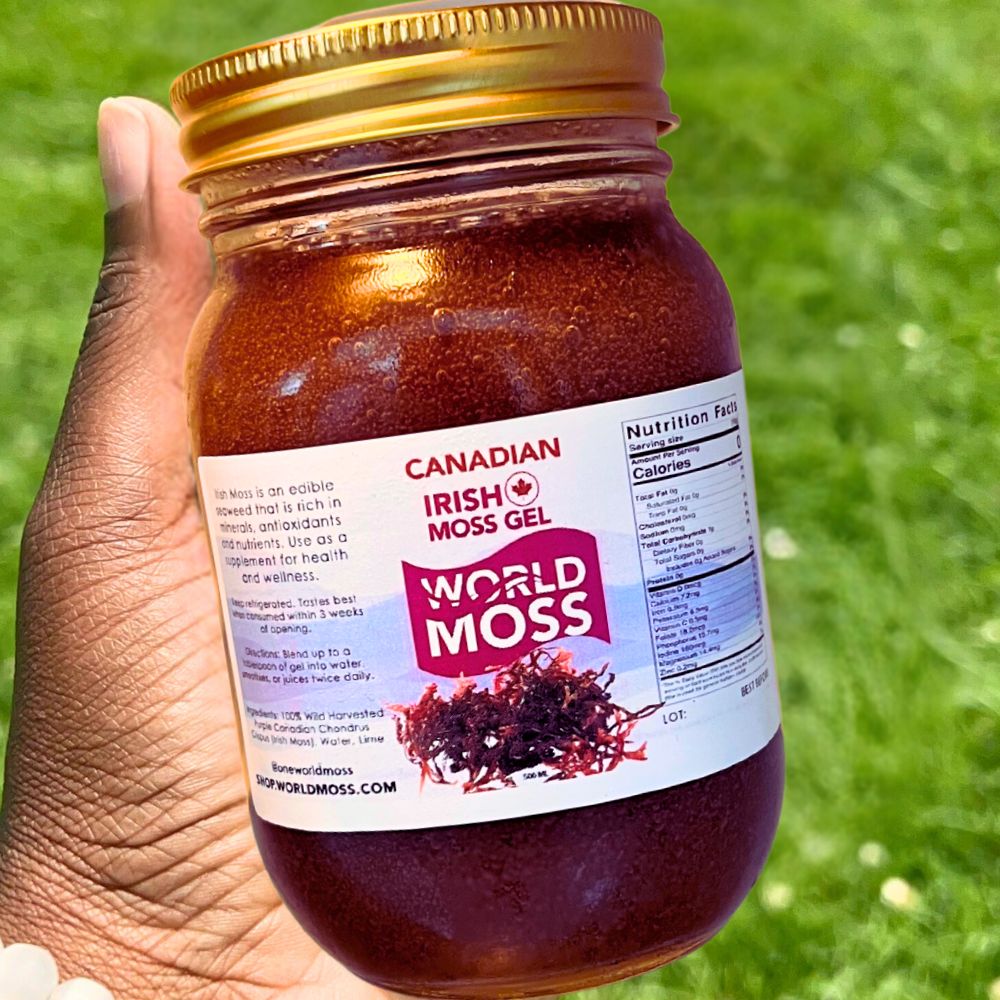 Purple Irish Moss Gel | Canadian Wildcrafted | World Moss
